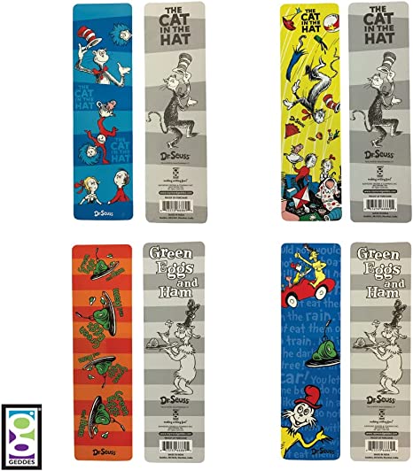 Raymond Geddes 66869 Dr Seuss Assorted Bookmarks for Kids (Pack of 50 ...